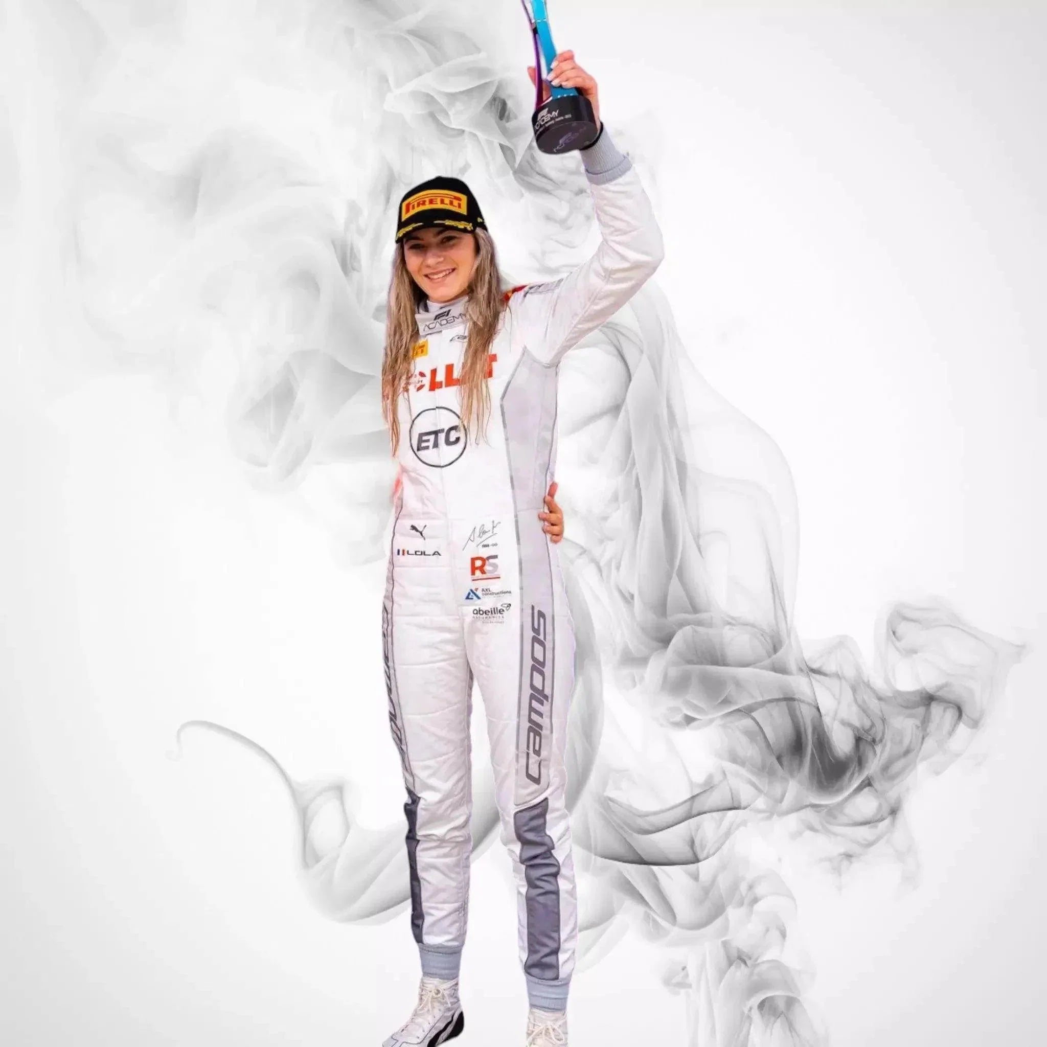 2023 Lola Lovinfosse race suit Mercantile Campos Racing | DASH RACEGEAR ...